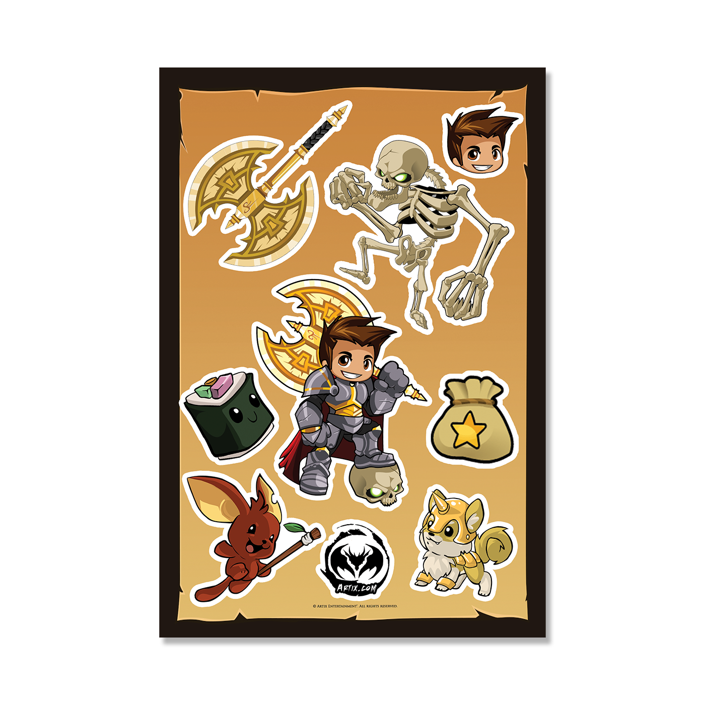 Paladin Honor Pack - Stickers – HeroMart