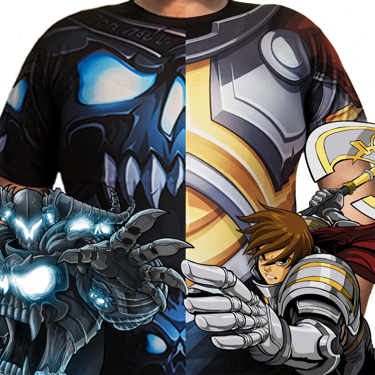 AdventureQuest: Legion & Paladin Armor - Sublimated T-Shirt - Combo ...