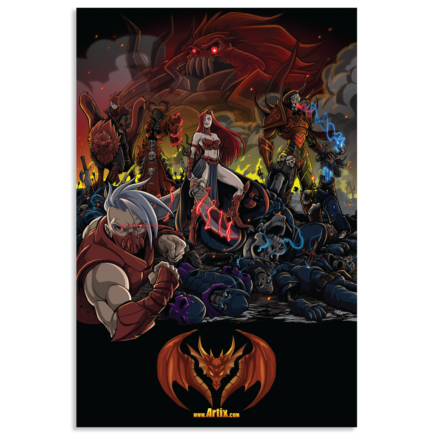 2021 Artix Calendar "ShadowScythe" 24x36" - Poster – HeroMart