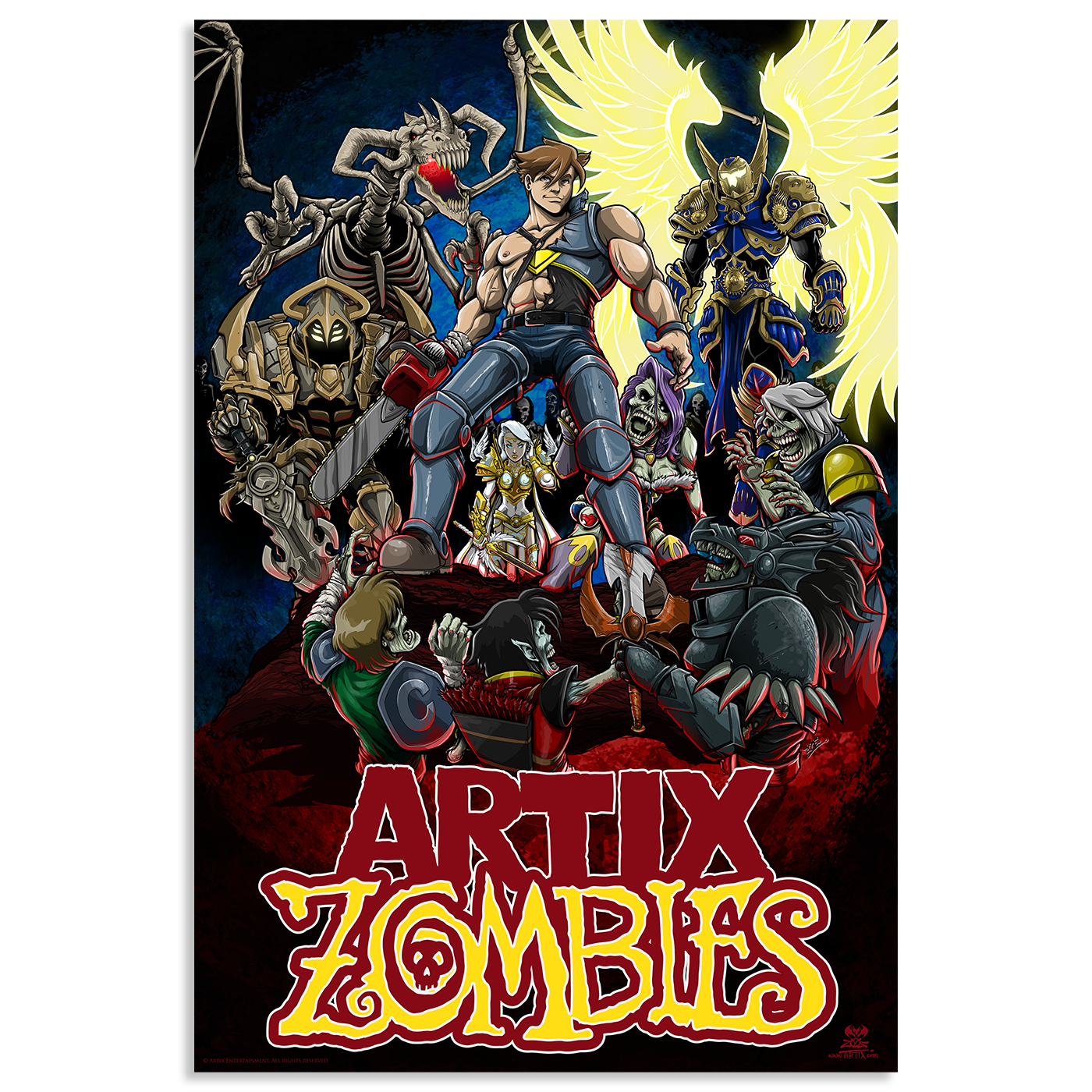 2024 Artix Calendar "This Game is Undead" 24x36" - Poster – HeroMart